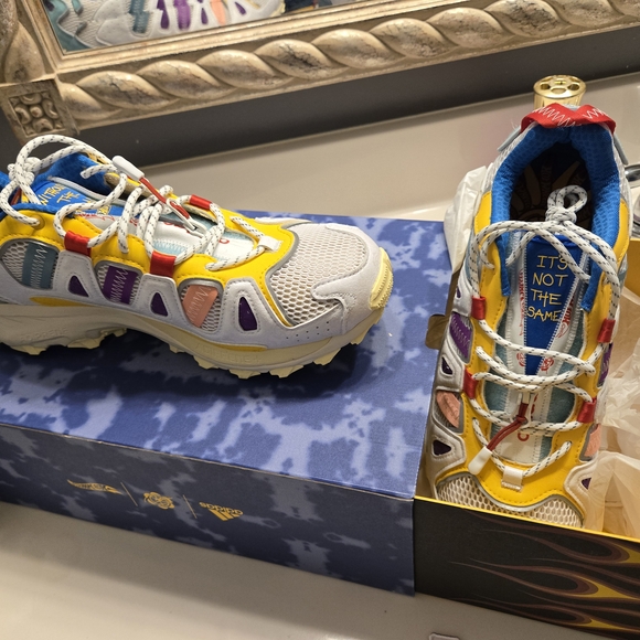 adidas | Shoes | Adidas Yellow And Blue Athletic Shoes With Breathable ...
